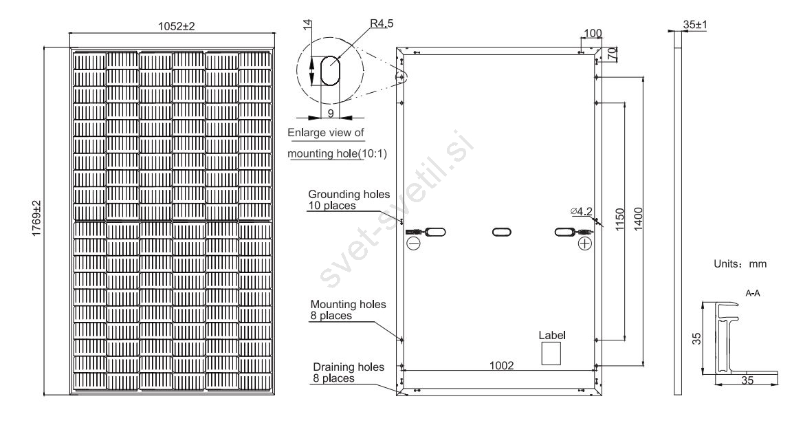 Fotovoltaični solarni panel JA SOLAR 380Wp black frame IP68 Half Cut ...
