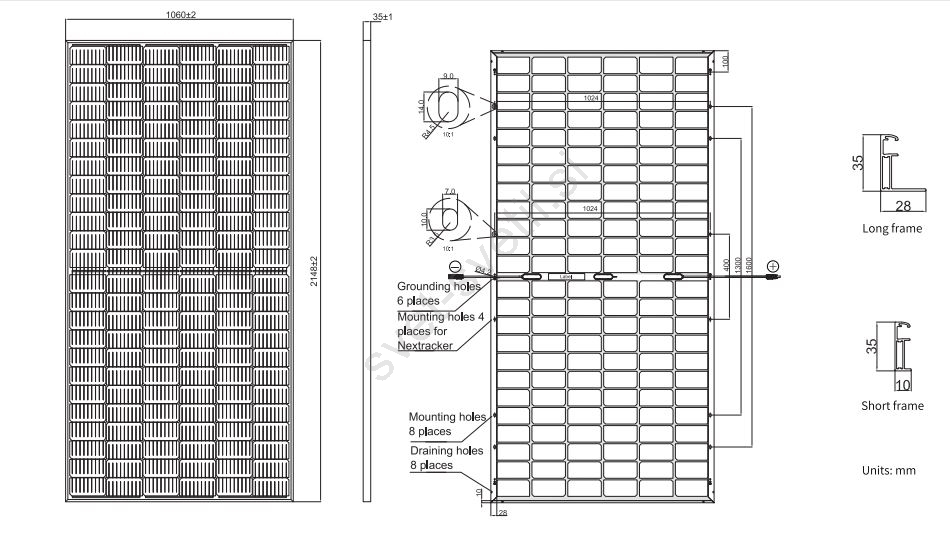 Fotovoltaični solarni panel JA SOLAR 460Wp IP68 Half Cut bifacial ...