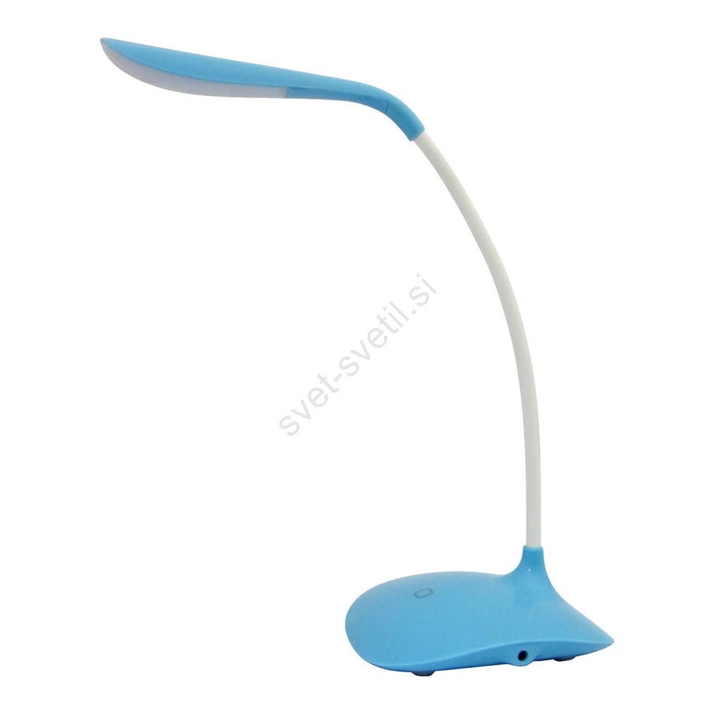 LED Namizna svetilka LED/3,6W/4xAAA/USB modra | Svet svetil