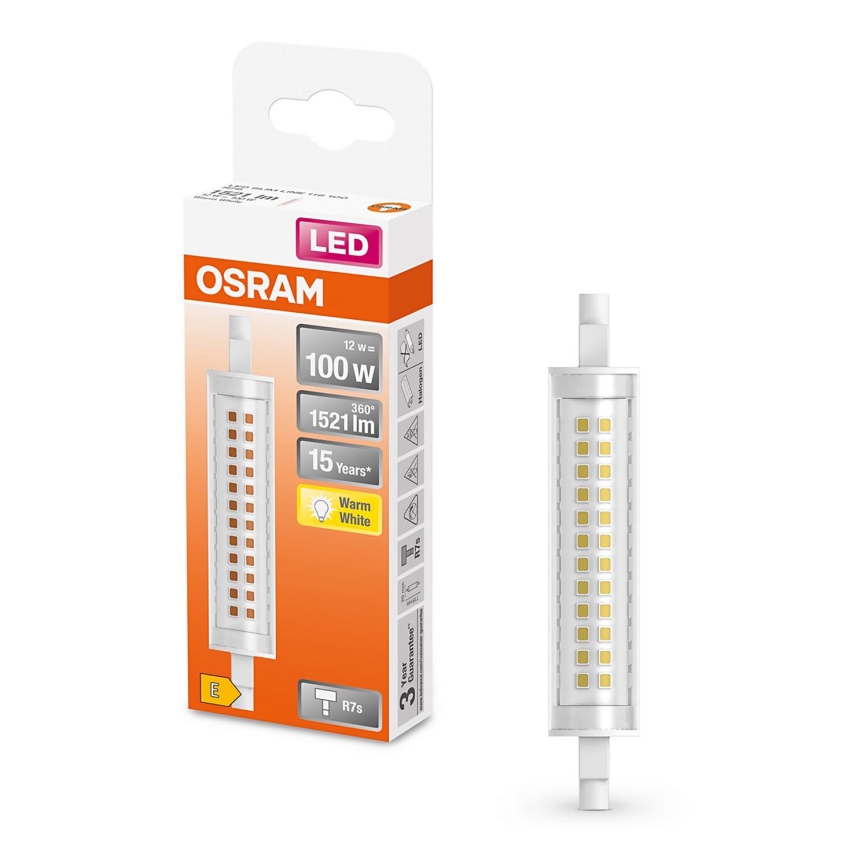 LED Žarnica R7s/12W/230V 2700K 118 mm - Osram | Svet svetil
