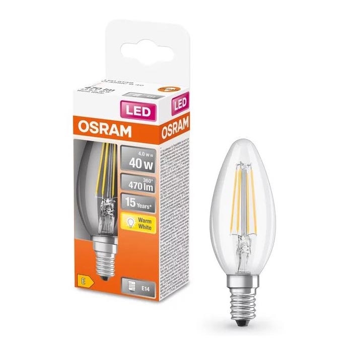 LED Žarnica VINTAGE B35 E14/4W/230V 2700K - Osram | Svet svetil