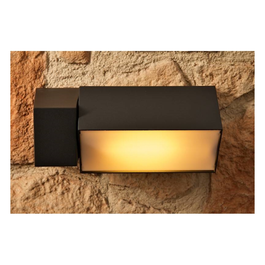 Philips 16942/93/16 - Zunanja stenska svetilka MYGARDEN BORDER 1xE27 ...