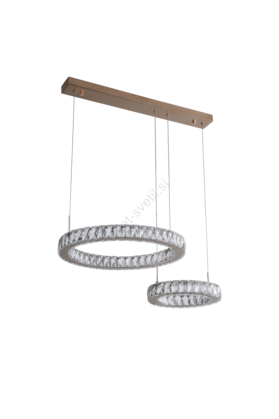 Zuma Line MD3713-2-3GT - LED lestenec na kablu GIRONA LED/36W/230V rožnato zlato | Svet svetil